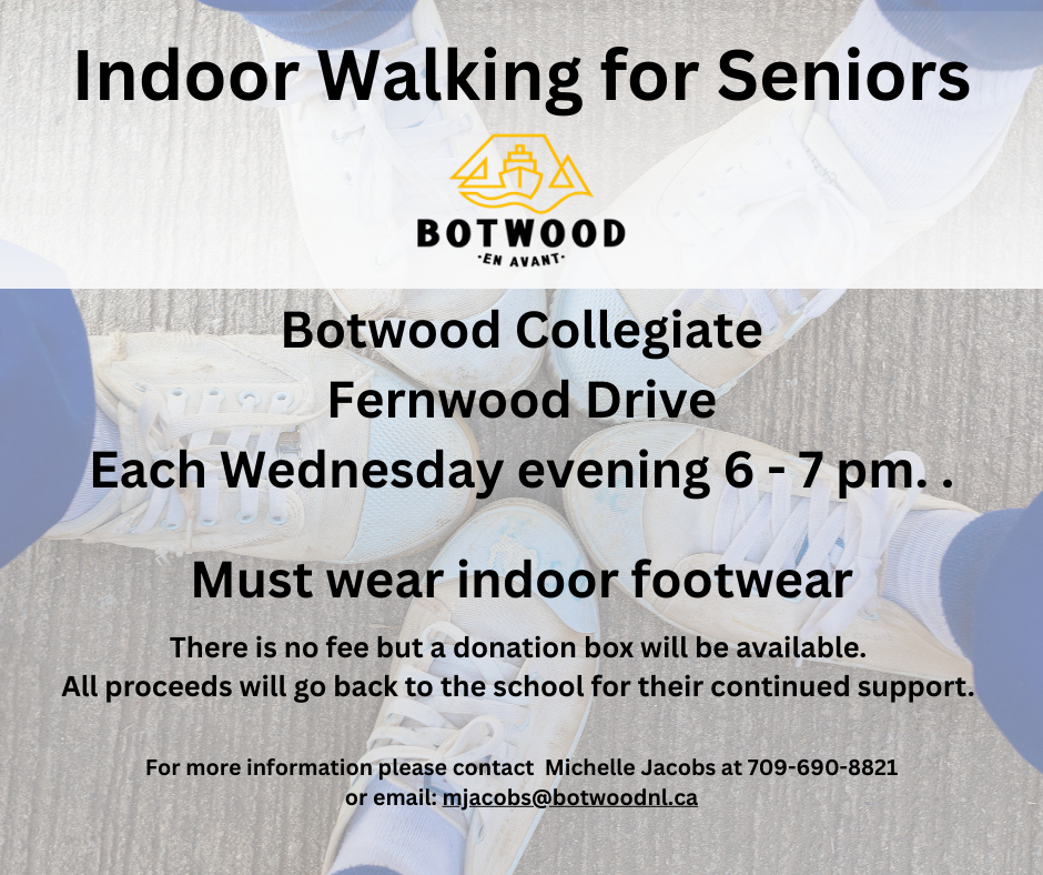 Please note that Indoor walking for seniors night is moved from Monday ...